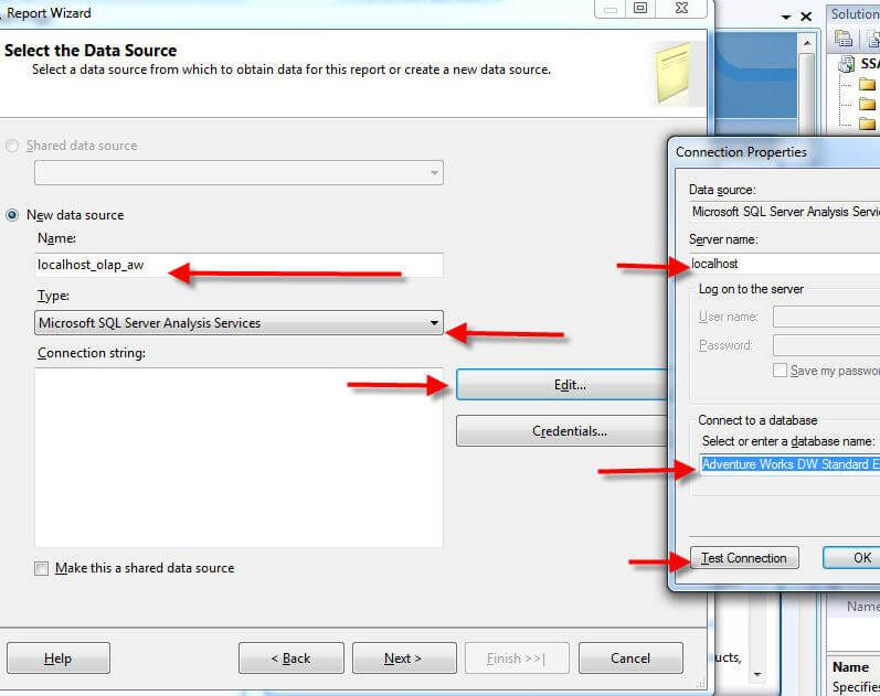 Developing A Ssrs Report Using A Ssas Data Source